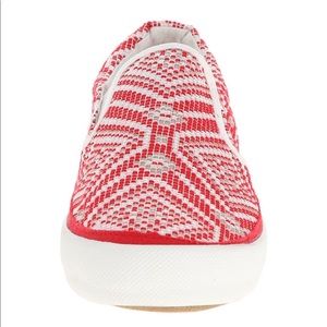 Pink & Pepper | Shoes | New Metallic Red Embroider Slip On 8 65 | Poshmark